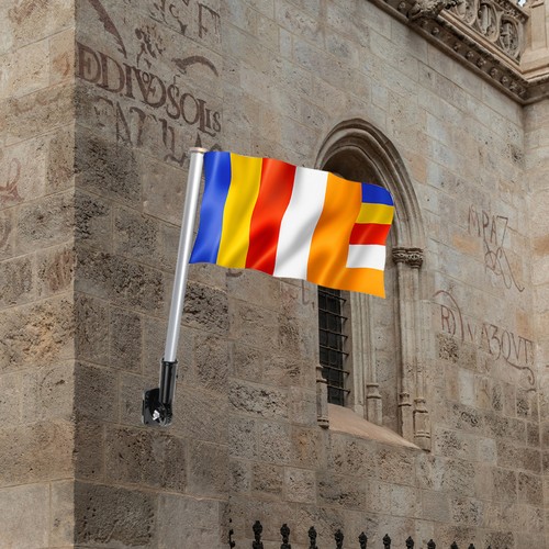 3 Pack Flag Pole Brackets Flagpole Holder Mounting Hardware Wall ...