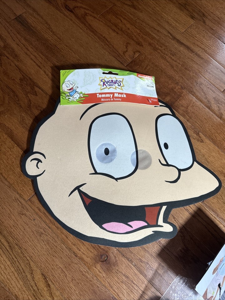 Nickelodeon Rugrats Tommy Baby Adult Costume Mask And Adult Diaper ...