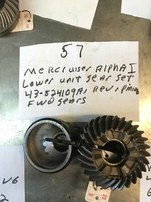 Mercruiser alpha lower unit gear set 43-824109A1 like new | eBay