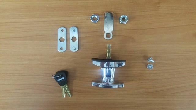 1 X Caravan Front Boot Locking Handle BSD Threaded Lock Camec 015642 ...
