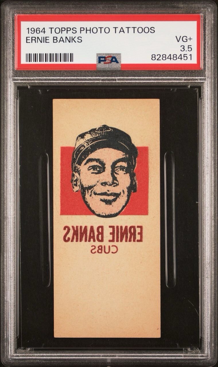 1964 Topps Photo Tattoos - Ernie Banks for sale online | eBay
