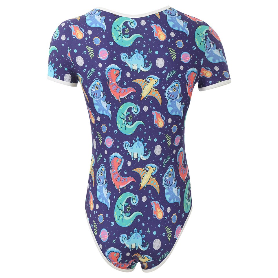 Mens Bodysuit Cute Rompers Diaper Jumpsuit Sissy Buttoned Crotch Print ...