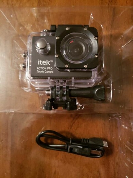 iTek by Soundlogic Action Pro 1080p Ultra HD Sports Camera Waterproof ...