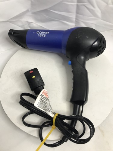 Conair Turbo Hair Blow Dryer W/concentrator 1875 Watt 2 Heats/speeds ...