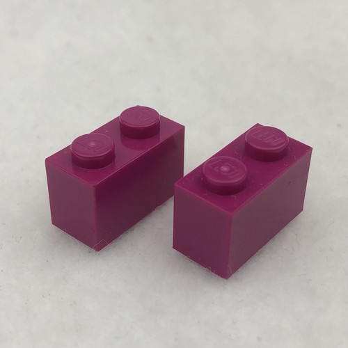 LEGO 3004 Magenta Brick 1 x 2 (x2) | eBay