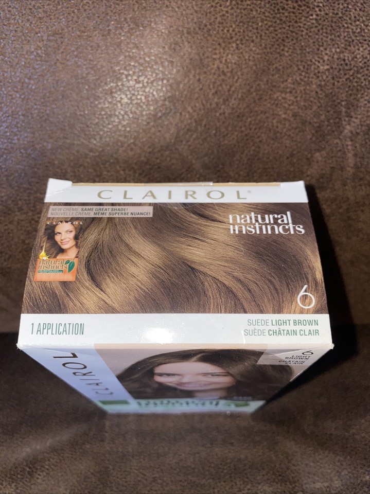 Clairol Natural Instincts Hair Color 6 LIGHT BROWN all Natural No ...