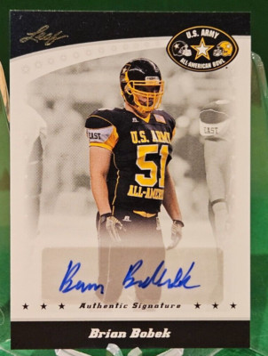 2011 Leaf U.S. ALL-AMERICAN BOWL BRIAN BOBEK Rookie Auto | eBay