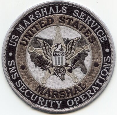 UNITED STATES MARSHAL WASHINGTON DC SNS SECURITY OPS subdued gray ...