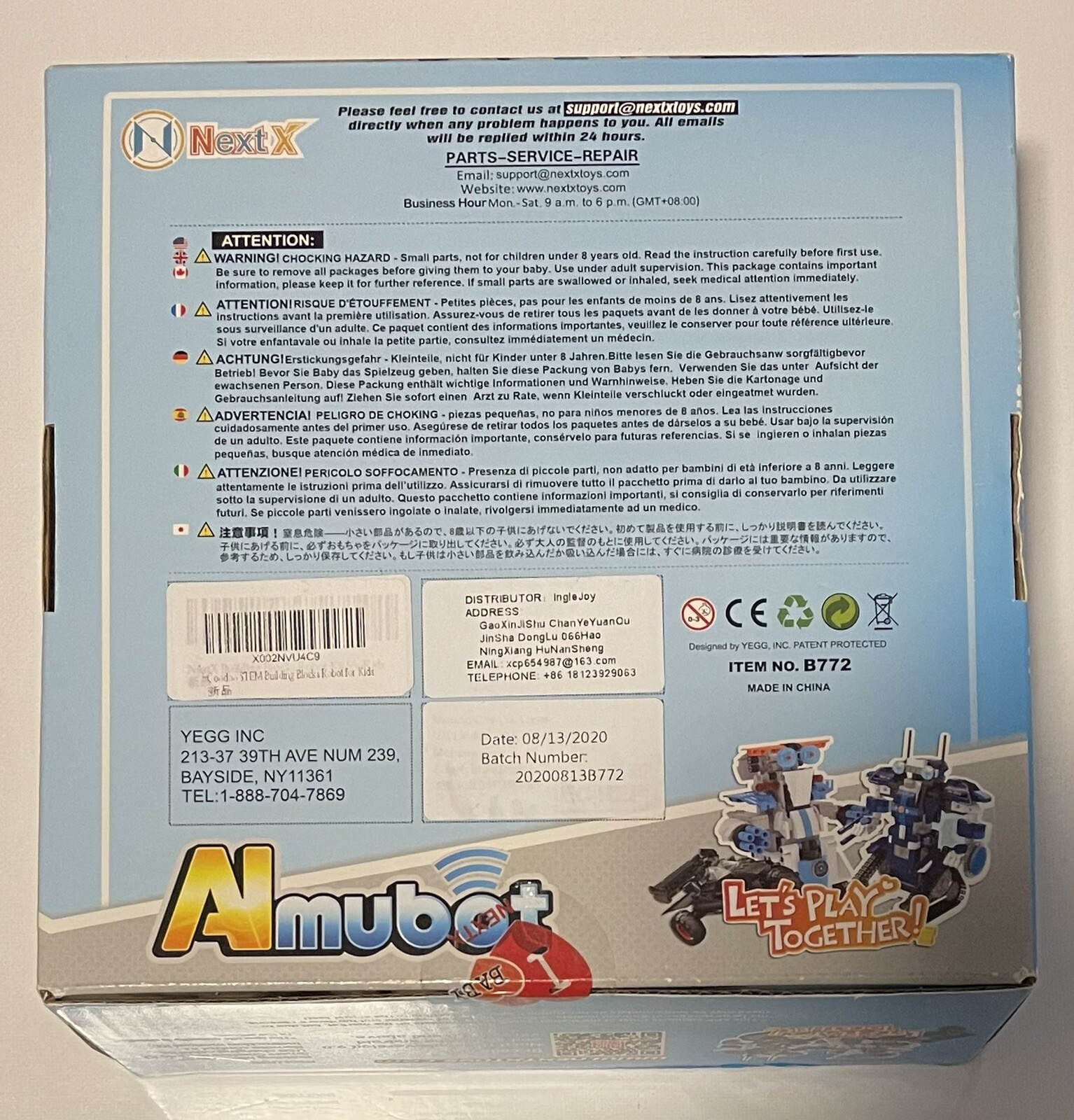 AI Mubot Kids NextX Building Block Robot Kit 358 Pcs B772 NIB | eBay