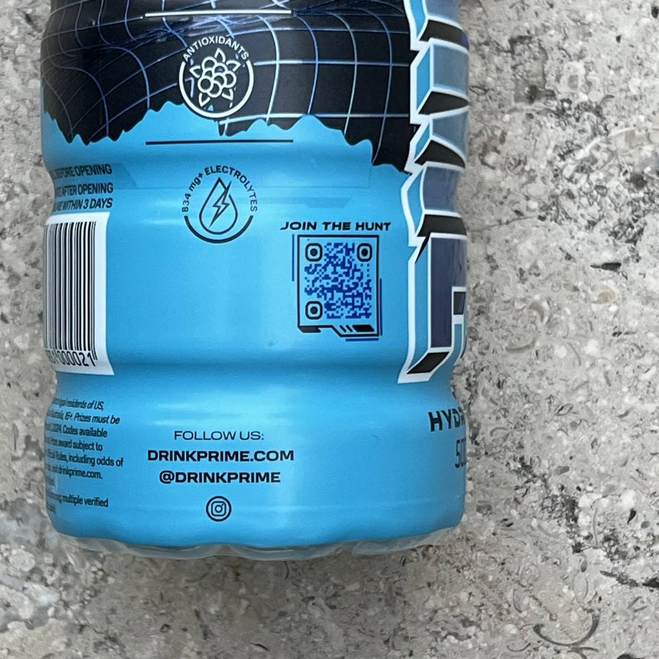 PRIME Hydration | 12 x PRIME X Edition Hydration BLUE HOLO 500ml Drink ...