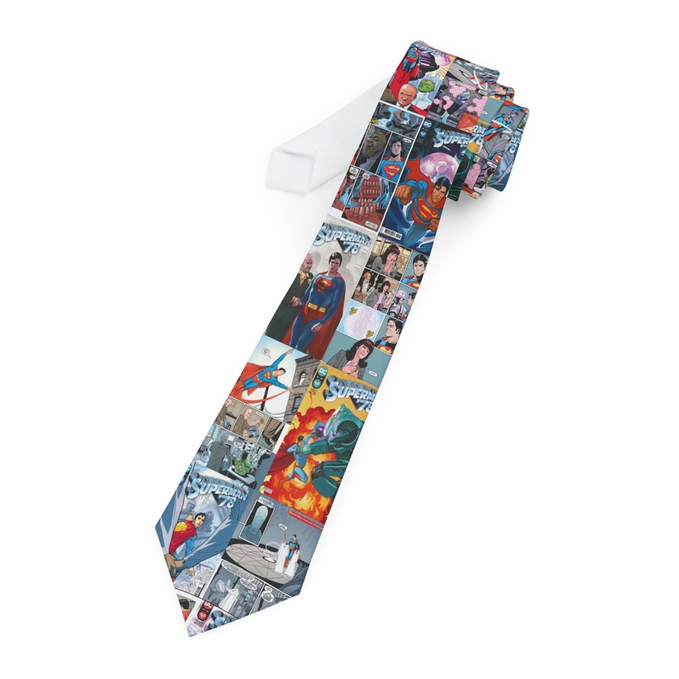 Superman '78 Comic Book Tie, Christopher Reeves, Superman | eBay