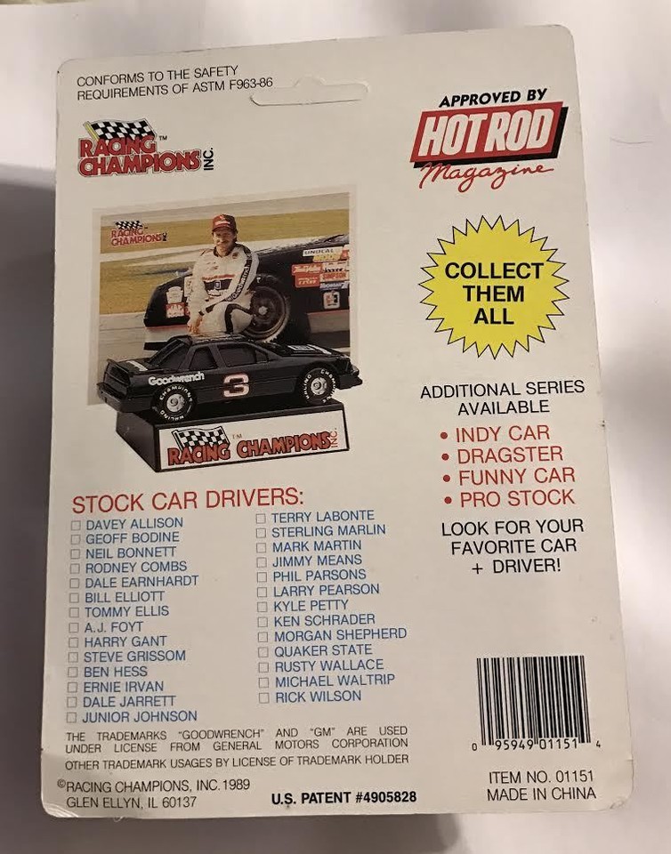 1989 RACING CHAMPIONS **RARE** KYLE PETTY #42 PEAK "NO SABCO" #429 | eBay