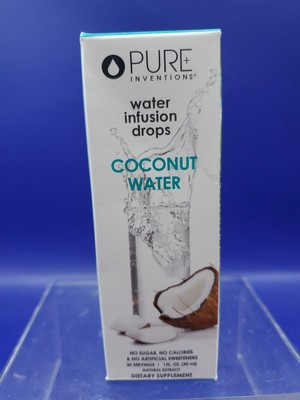 Pure Inventions Coconut Water Water Infusion Drops No Sugar Calories ...