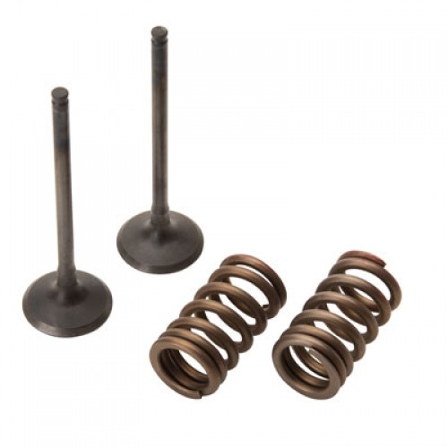 Pro X Steel Exhaust Valve/Spring Kit 28.SES4335-1 KAWASAKI KX250F ...