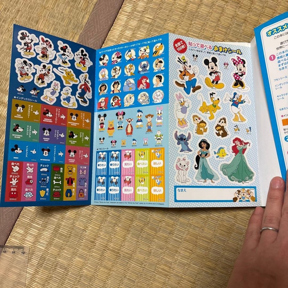 Tokyo DisneySea Travel Guide 2018-2019 with 100 Sticker Sheets Used | eBay