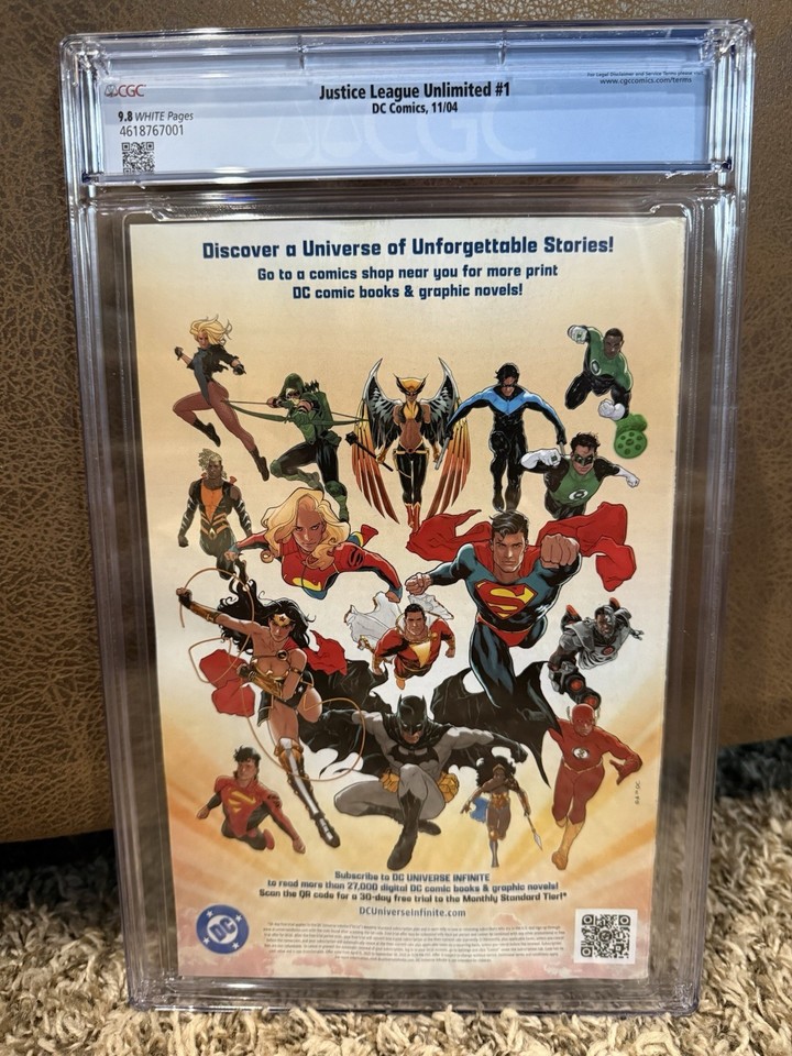 Justice League Unlimited 1 CGC 9.8 VERY Rare | eBay