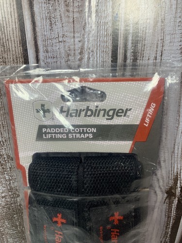 Harbinger Padded Cotton Lift Straps Reinforced Edges & Heavy-duty ...
