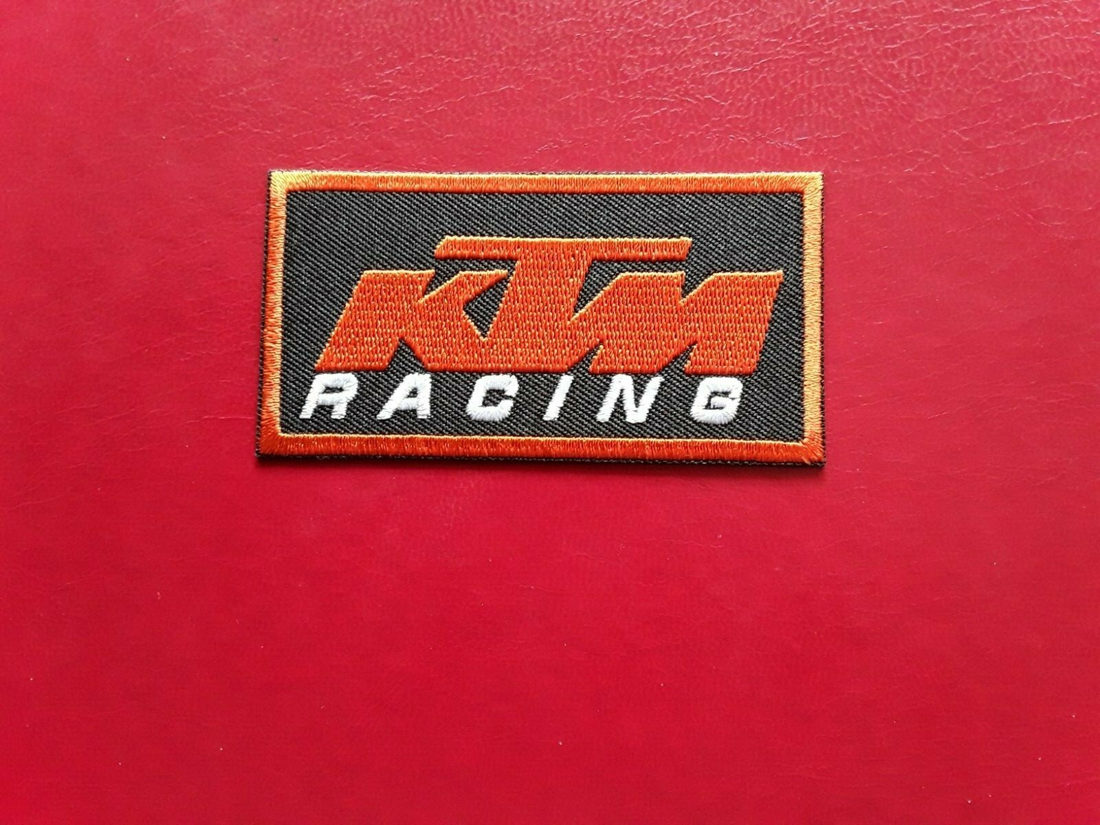 KTM RACING MOTORBIKE TT MOTORCROSS TRIALS MOTO GP EMBROIDERED PATCH UK ...