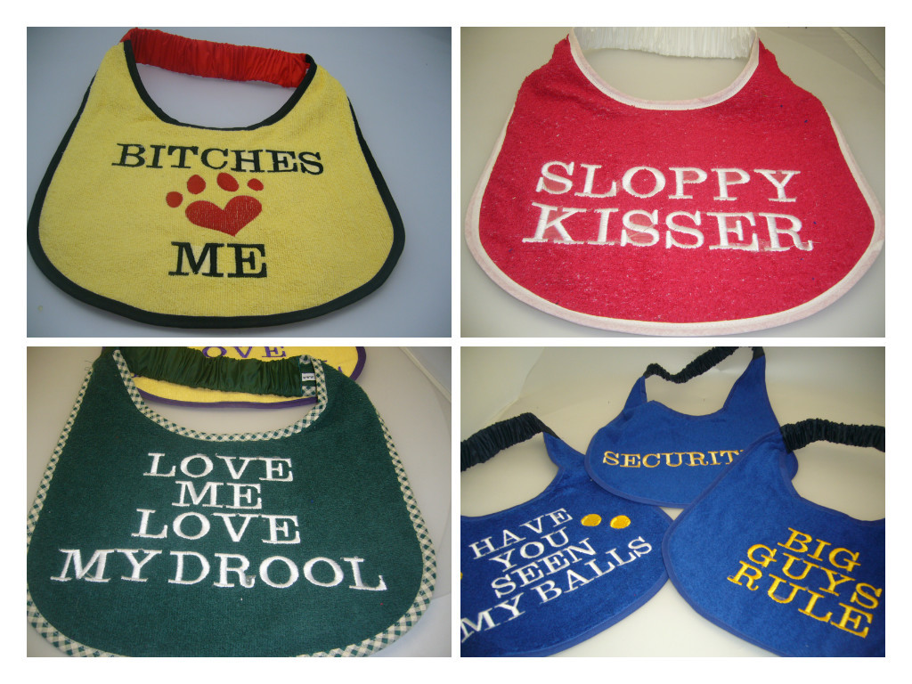 BIG DOG NEWFOUNDLAND,ST BERNARD SLOBBER BIB DIFFENT DESIGNS YOU CHOOSE ...