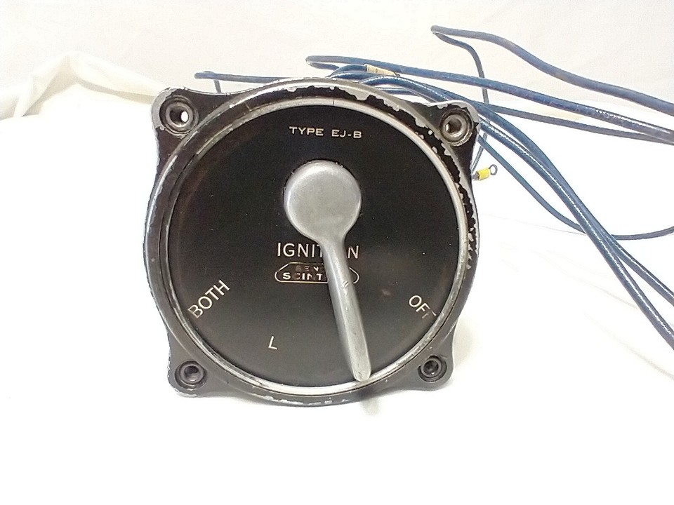 WWII US Aircraft Bendix Scintilla Type EJ-B Ignition Magneto Switch ...