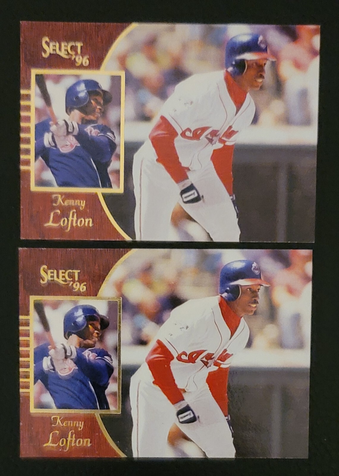 Lot of 2 - 1996 Pinnacle Select Baseball #14 Kenny Lofton Cleveland ...