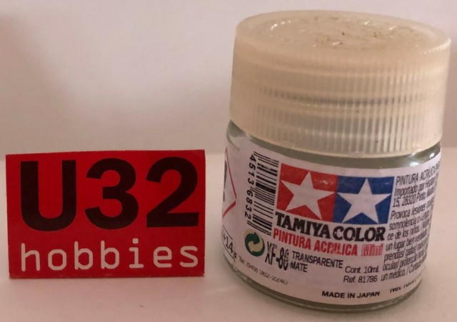 Tamiya Xf86 Flat Clear Acrylic Model Paint 81786 Tam81786 for sale ...