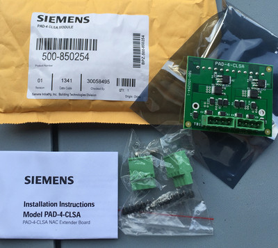 Siemens pad-4-clsa NAC extender circuit board 500-850254 fire alarms ...