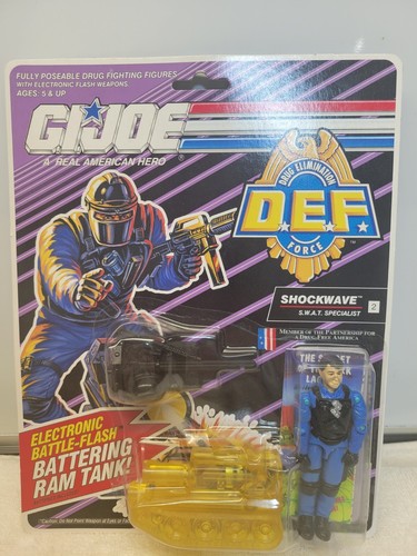 1991 Vintage GI Joe Shockwave DEF Edition V2 SERIES 10 MOC Sealed AFA ...