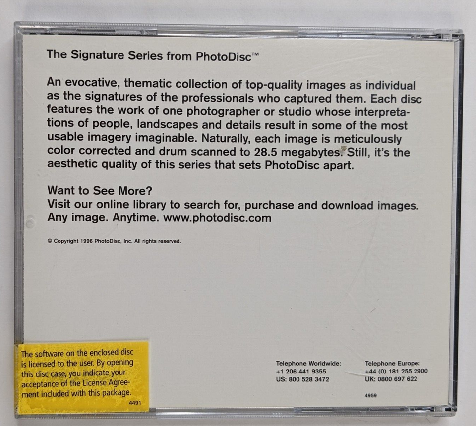 PhotoDisc Signature Series 16 Everyday People, CD Royalty-Free Stock ...