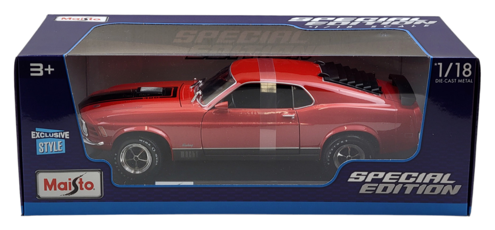 Maisto Special Edition 1:18 Scale 1970 Ford Mustang Mach 1 Diecast ...