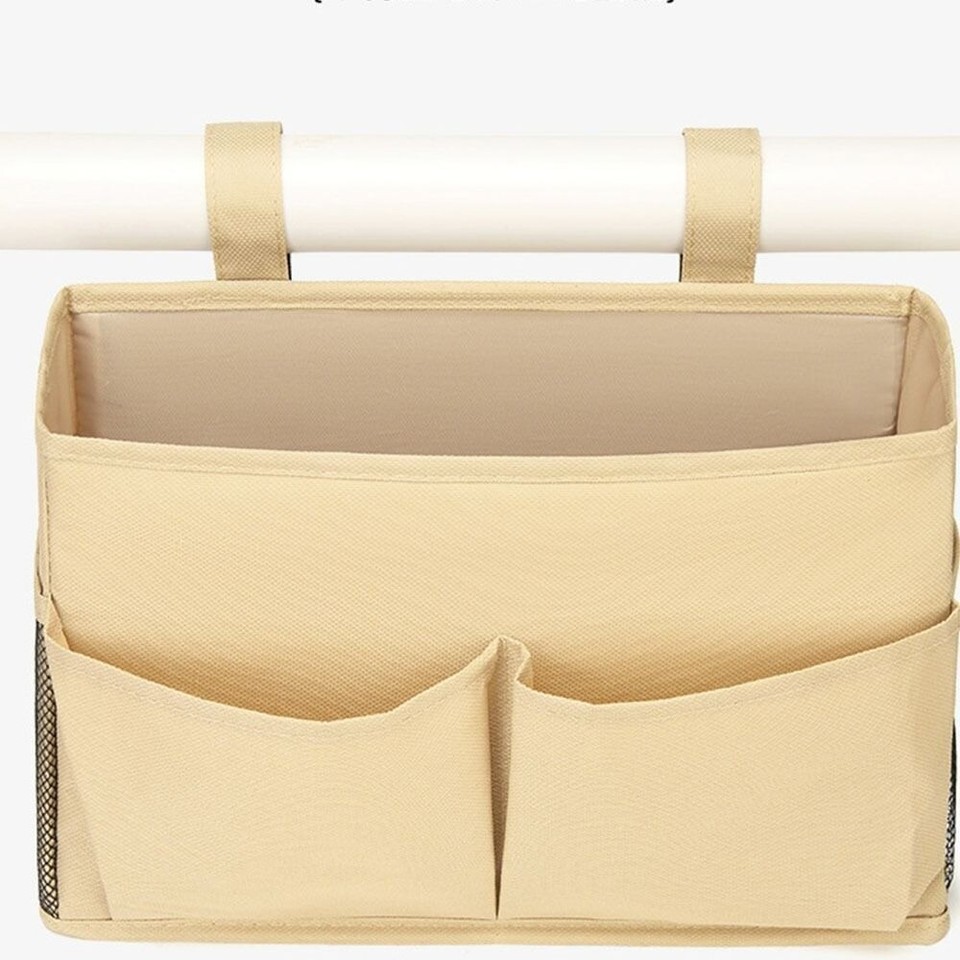 Reusable Bed Sofa Side Pouch Bag Bunk Bed Organization Dormitory ...