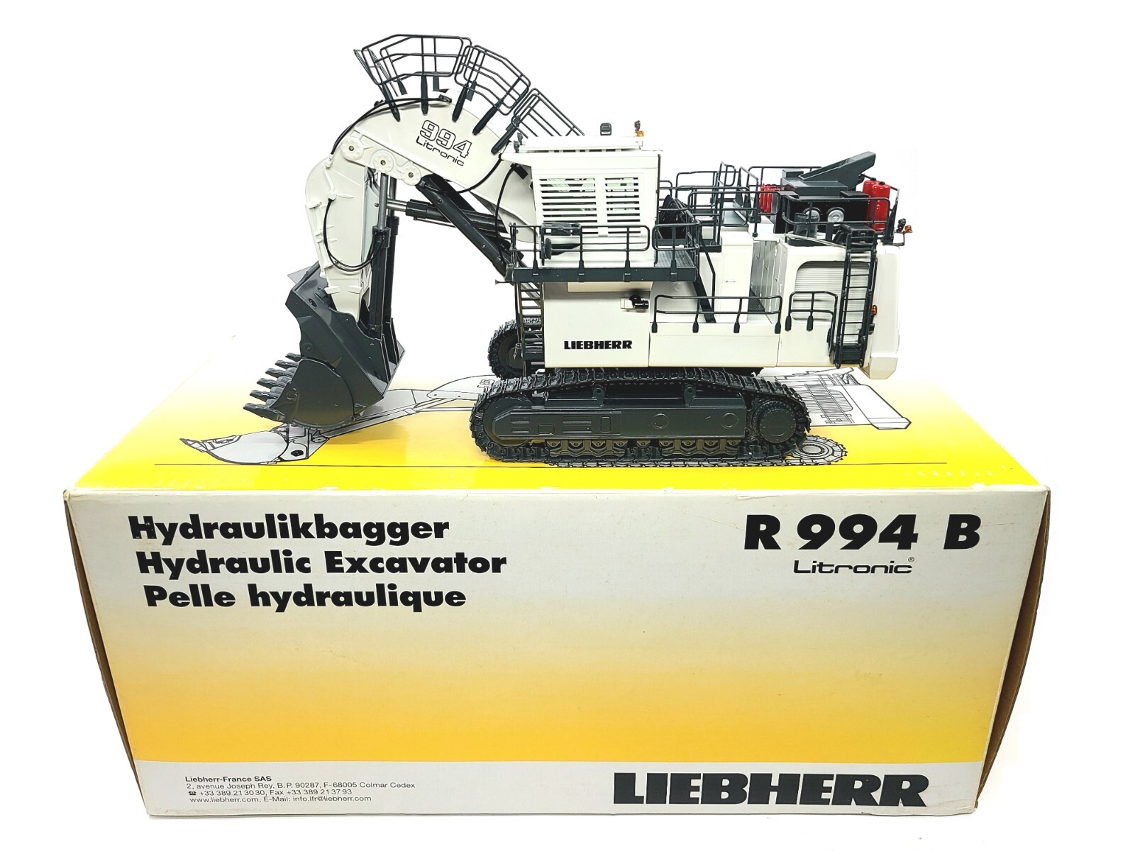 Liebherr R994B Mining Front Shovel - NZG 1:50 Scale Diecast Model #617 ...