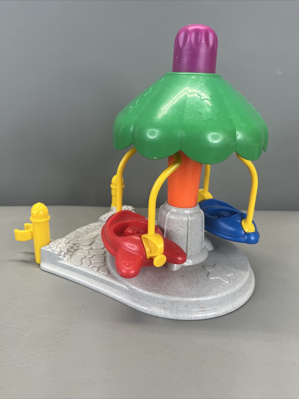 Fisher Price Little People Airplane Amusement Park Ride Playground ...