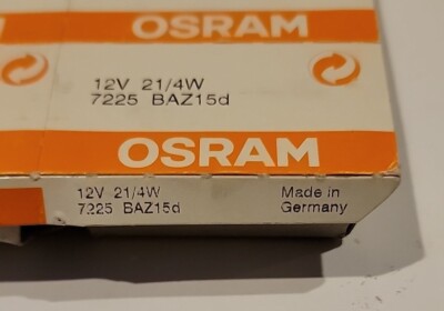 Osram Original P21/4W BAZ15d 21/4w 12v Clear Bulbs 7225 | eBay