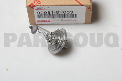 909818Y003 Genuine Toyota BULB(FOR HEADLAMP, NO.2) 90981-8Y003 | eBay