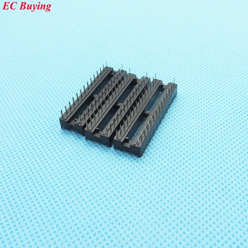 10pcs/lot DIP IC Socket 28P Adapter Holder Type 28 Pin Connector Plug ...