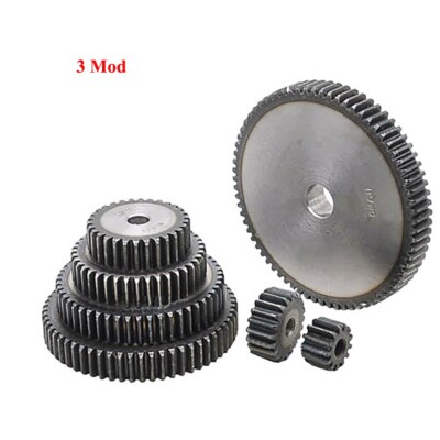 2 Mod Spur Gear 10T60T Bore 8mm16mm Precision Transmission Flat Gear 45 ...