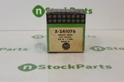 ALLEN-BRADLEY X-241076 SER.K NSFB - CONTACTOR | eBay