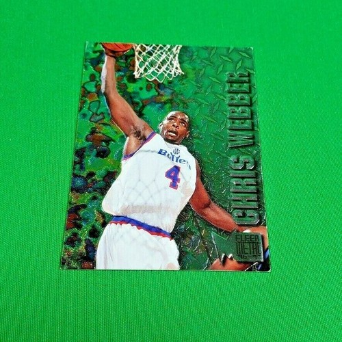 FLEER Metal 96-97 Chris Webber Washington Bullets #108 Basketball Card ...