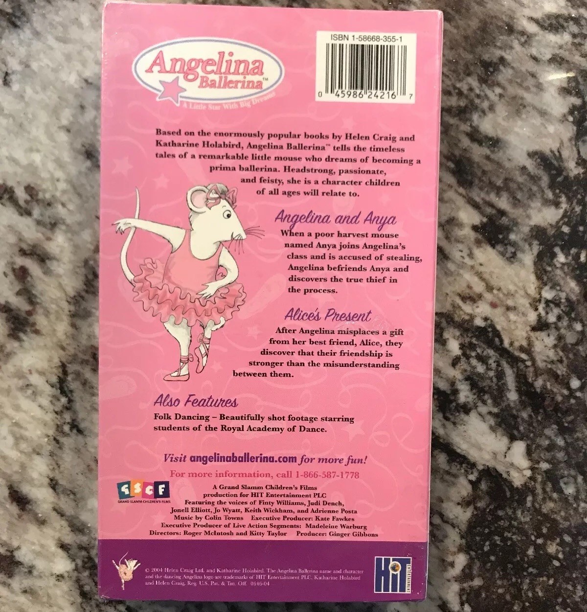 Angelina Ballerina Dance Of Friendship VHS Ballet Mouse Ballerina | eBay