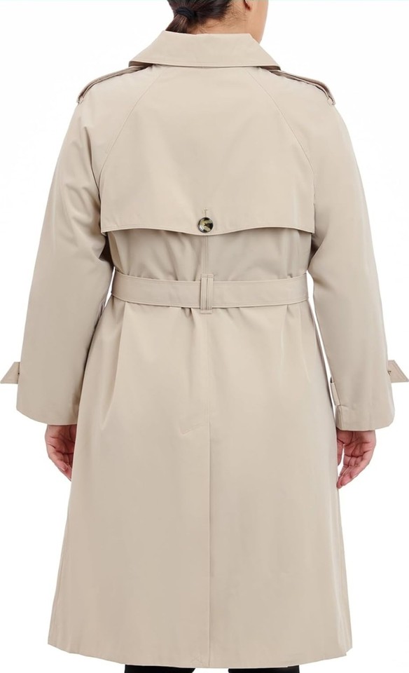 London Fog Classic Women's Trench Coat- Large- Stone | eBay