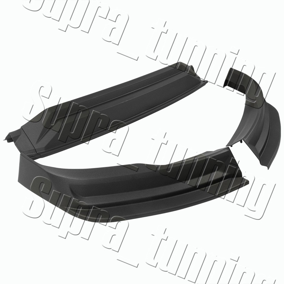 Black Front Lower Bumper Lip Splitter Spoiler For 2019-2024 Dodge Ram ...