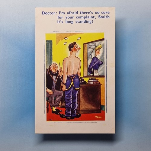 Saucy Comic Postcard C1965 Nurse Uniform Doctor Stethoscope Letchy Man ...