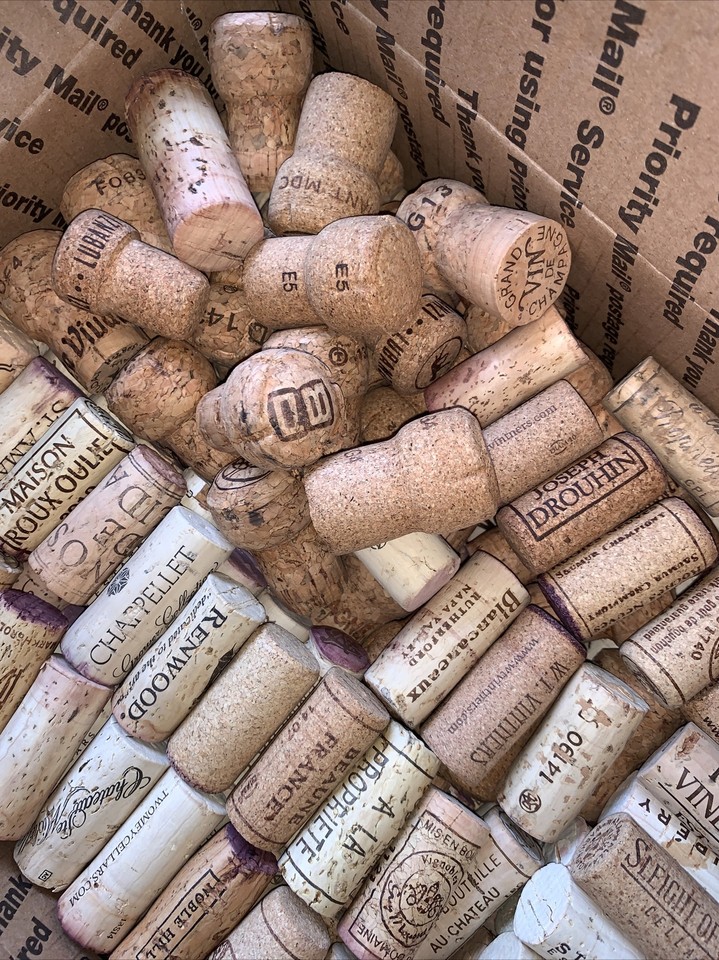 300+ Natural Wine Corks—🍷Wine & Champagne🍾 *Repurpose•Recycle* Cork ...