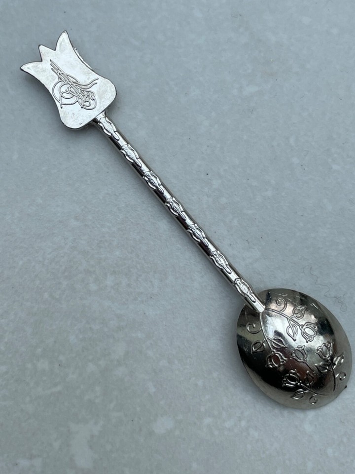 Turkish Tulip Spoon | High-Quality Zamak, Acrylic Stone - Choose Color ...