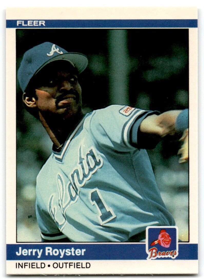 1984 Fleer Jerry Royster Atlanta Braves #191 | eBay