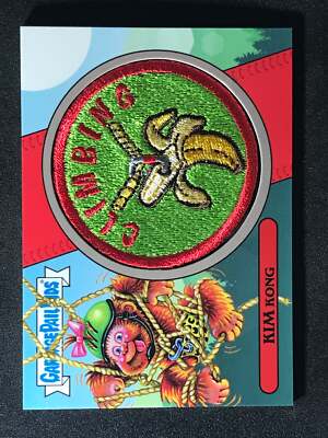 2024 Topps GPK Kids At Play GPK Patch Card Red #CL Kim Kong Climbing 36 ...