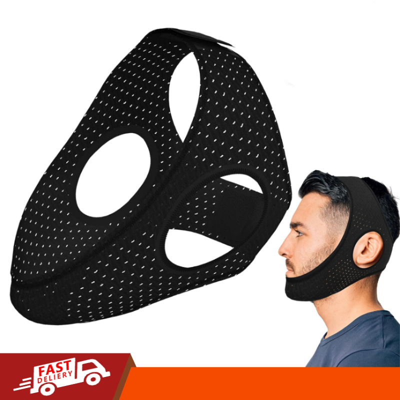 Apnea Snore Stop Belt Anti Snoring Chin Strap Snoreless Sleep Jaw ...