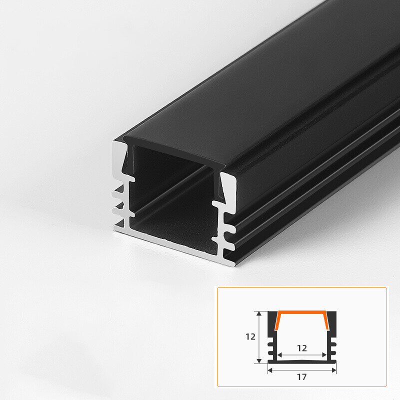 10Pcs 3.3ft Each LED Aluminum Profile Channel Holder with Cover for LED ...
