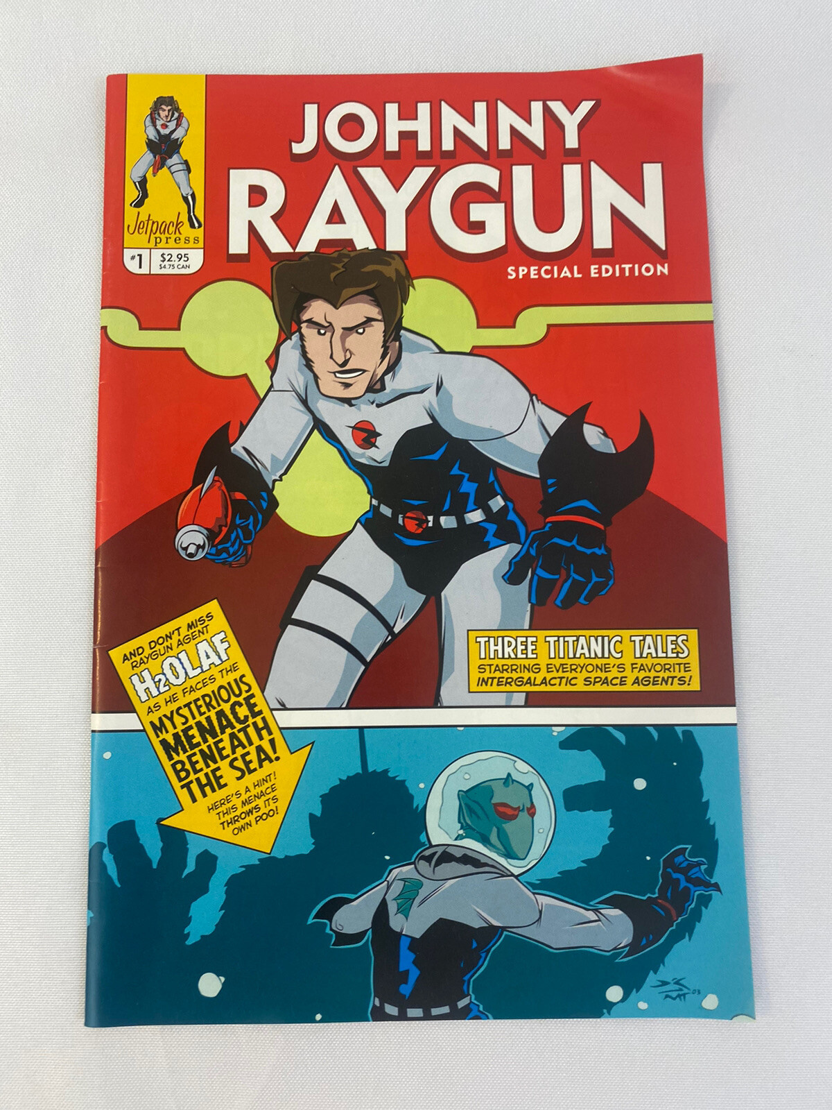 Johnny Raygun Special Edition #1 (2003) Jetpack Press First Printing ...